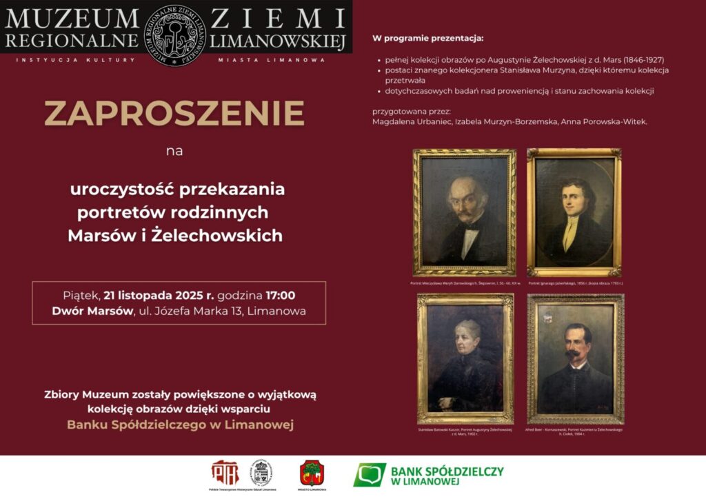 Bank Spółdzielczy w Limanowej wsparł zakup obrazów